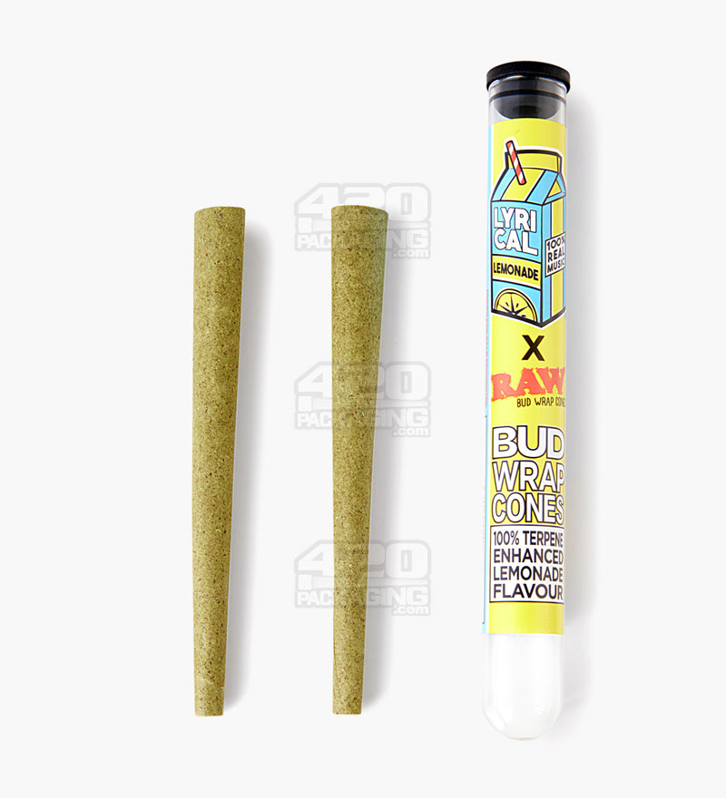 RAW Lyrical Lemonade Terpene Organic Hemp Blunt Wraps